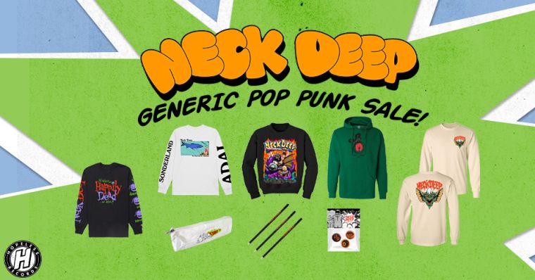 Neck Deep Generic Pop Punk Merch Sale