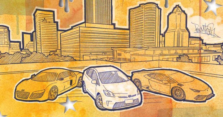 Five Fingers of Funk - My Mom's Prius